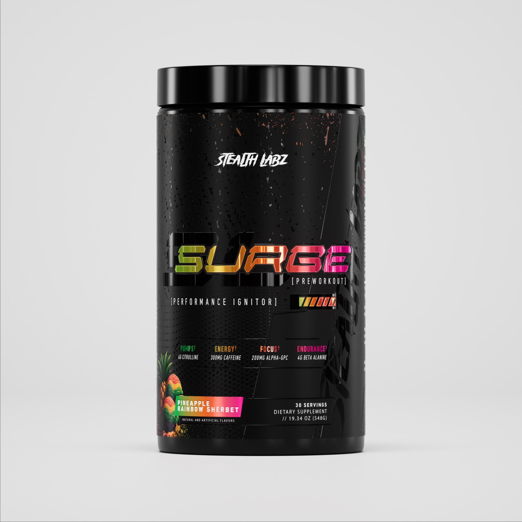 Surge Pre Workout – High Stim Energy, Muscle Pump & Focus